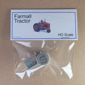 HO Scale Farmall Tractor for Model Train Layout - Etsy
