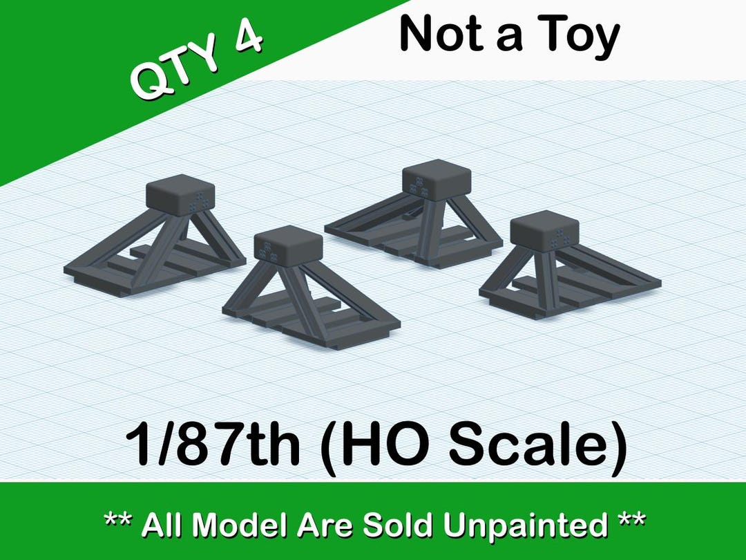 HO Scale Track Stops for Model Train Layout - Etsy