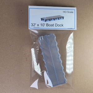 HO Scale Boat Dock for Model Train Layout - Etsy