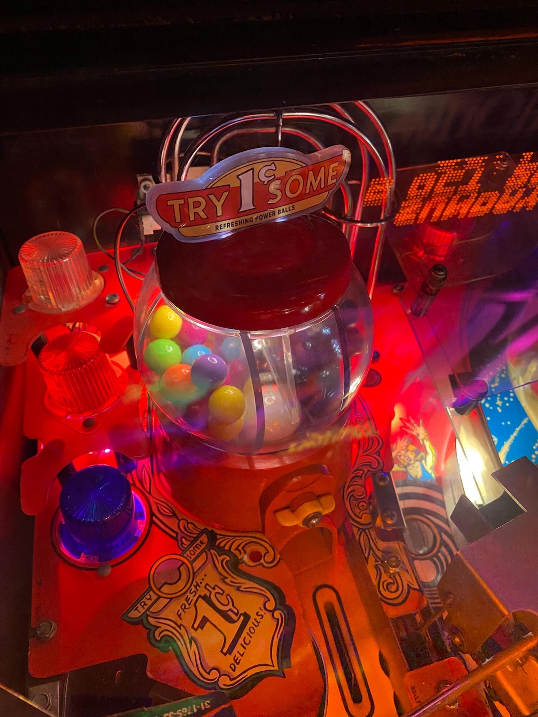 Twilight Zone Pinball Gumball Machine Light Lid (WITH SIGN!) - Etsy ...