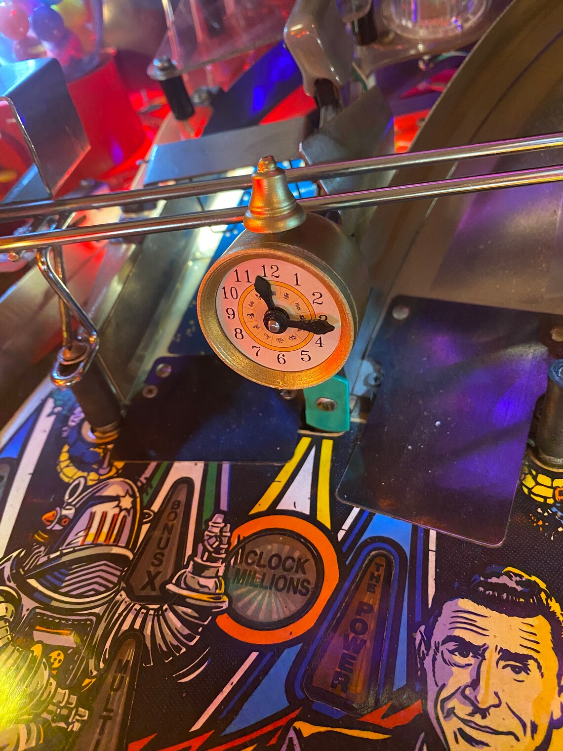 Twilight Zone Pinball Clock Millions Mod (WITH MOVING DIAL!) - Etsy