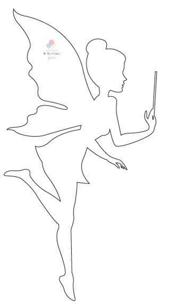 Fairy Outline Template