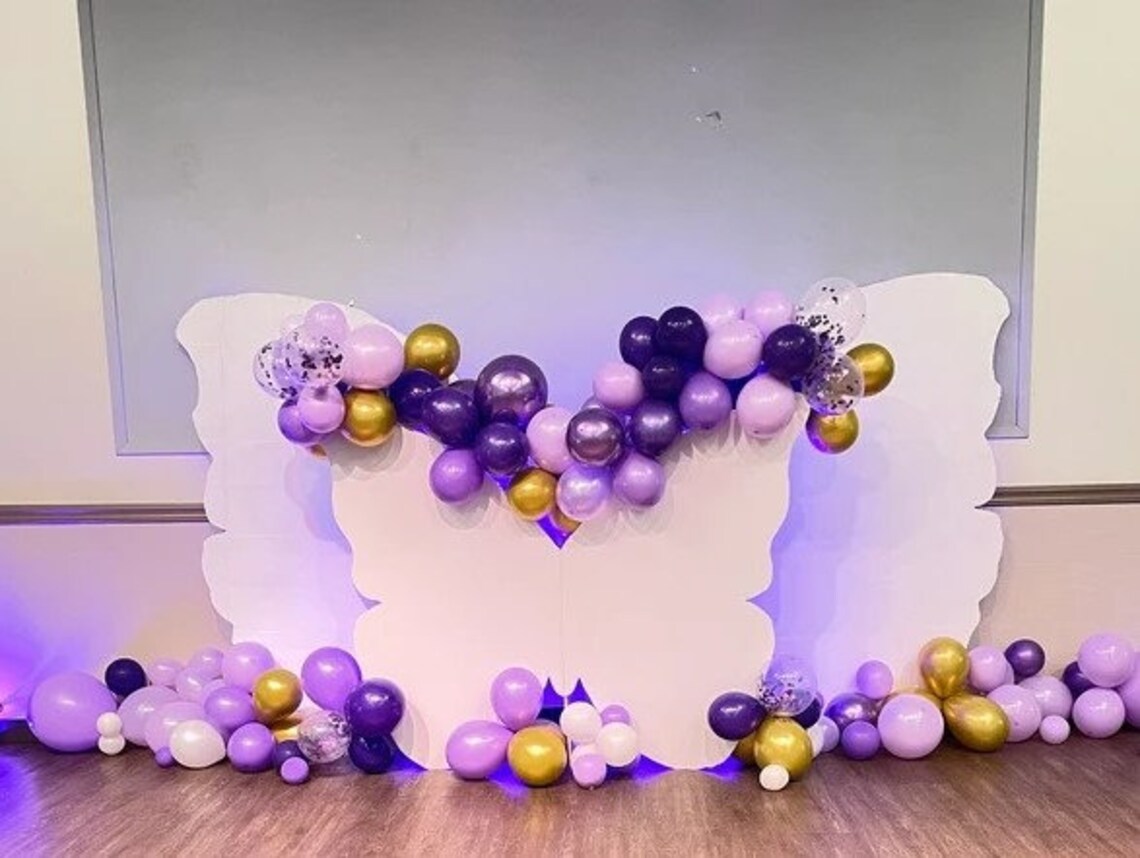 5ft Butterfly Digital Template to Build Backdrops for Party Decorations ...