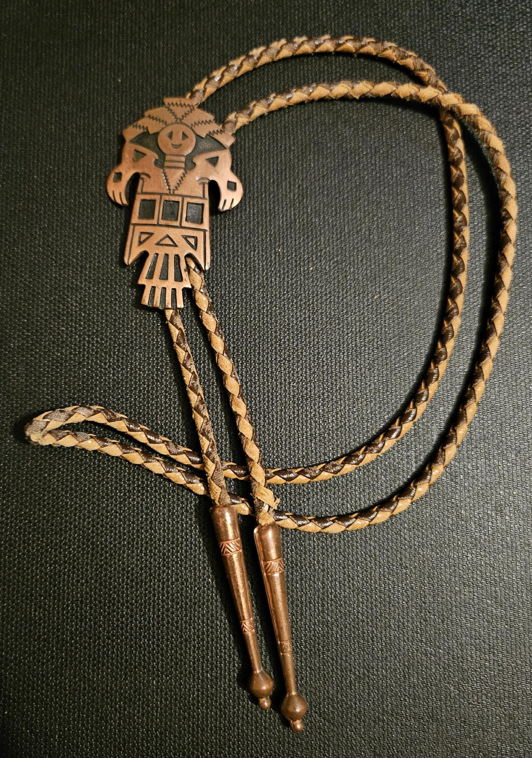 Vintage Bell Trading Post Solid Copper Kachina Bolo Tie - Etsy