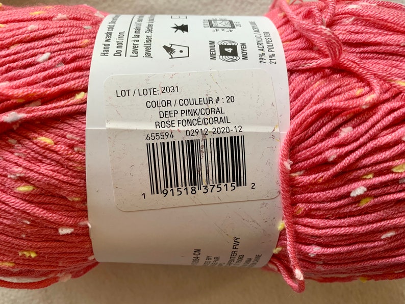 Loops & Threads Flecks Yarn * Limited Time Colours * Worsted (4) * 300 ...