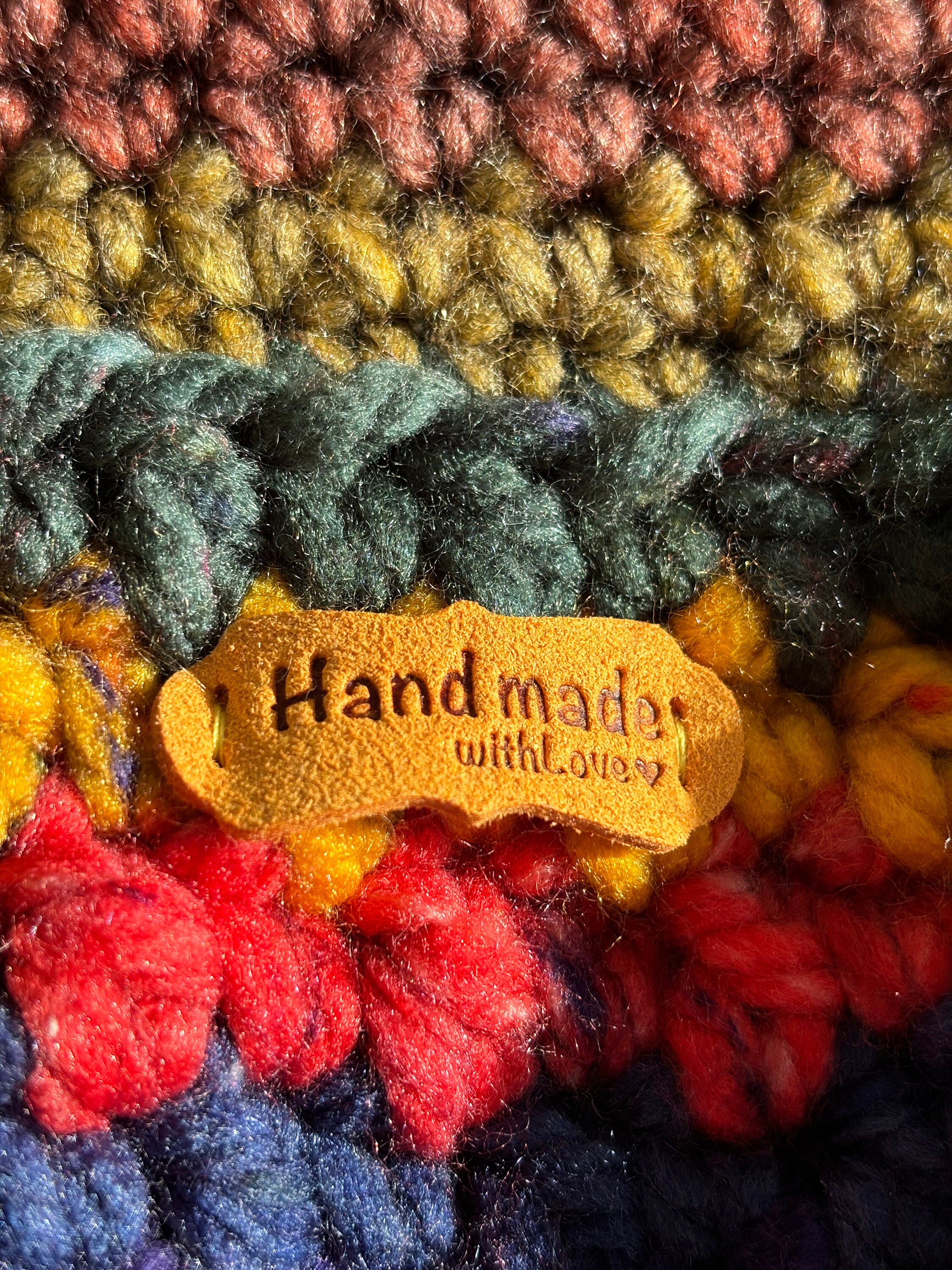 Oversize Scrap Yarn Chunky Carry-all Tote 28.5 W X 21 H Multicolour ...