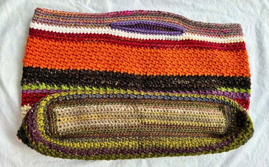 Oversize Scrap Yarn Super Chunky Carry-all Tote 30 W X 22.25 H ...