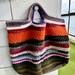 Oversize Scrap Yarn Super Chunky Carry-all Tote | 30" W X 22.25" H ...