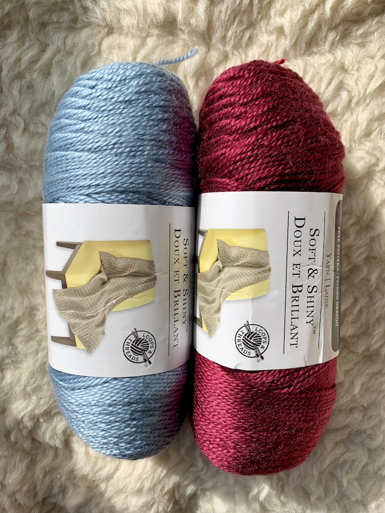 Loops & Threads Soft and Shiny Yarn * Acrylic * Medium (4) * Aran ...