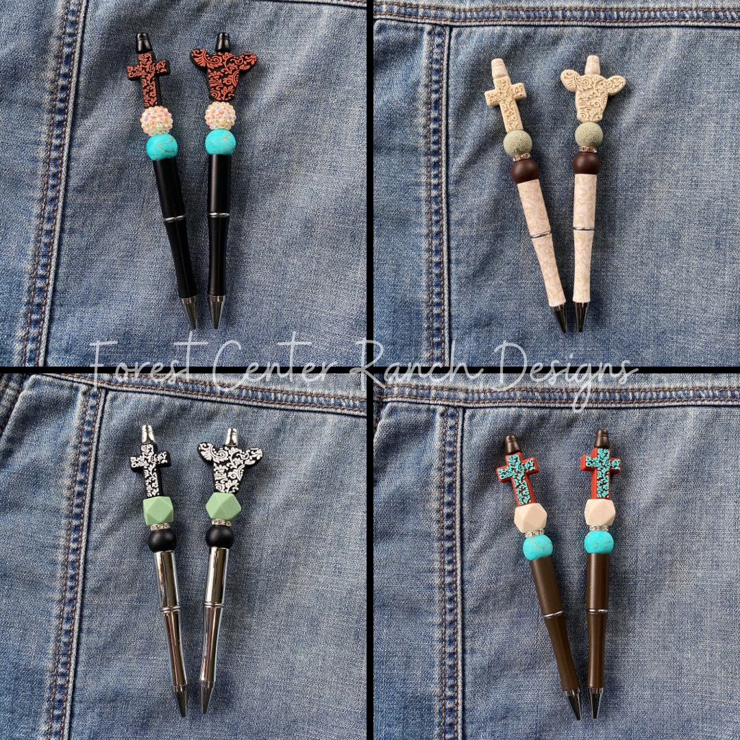 Faith & Cattle Beaded Pens- Western Pens, Cross Pens, Western Office ...