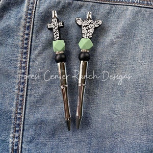 Faith & Cattle Beaded Pens- Western Pens, Cross Pens, Western Office ...