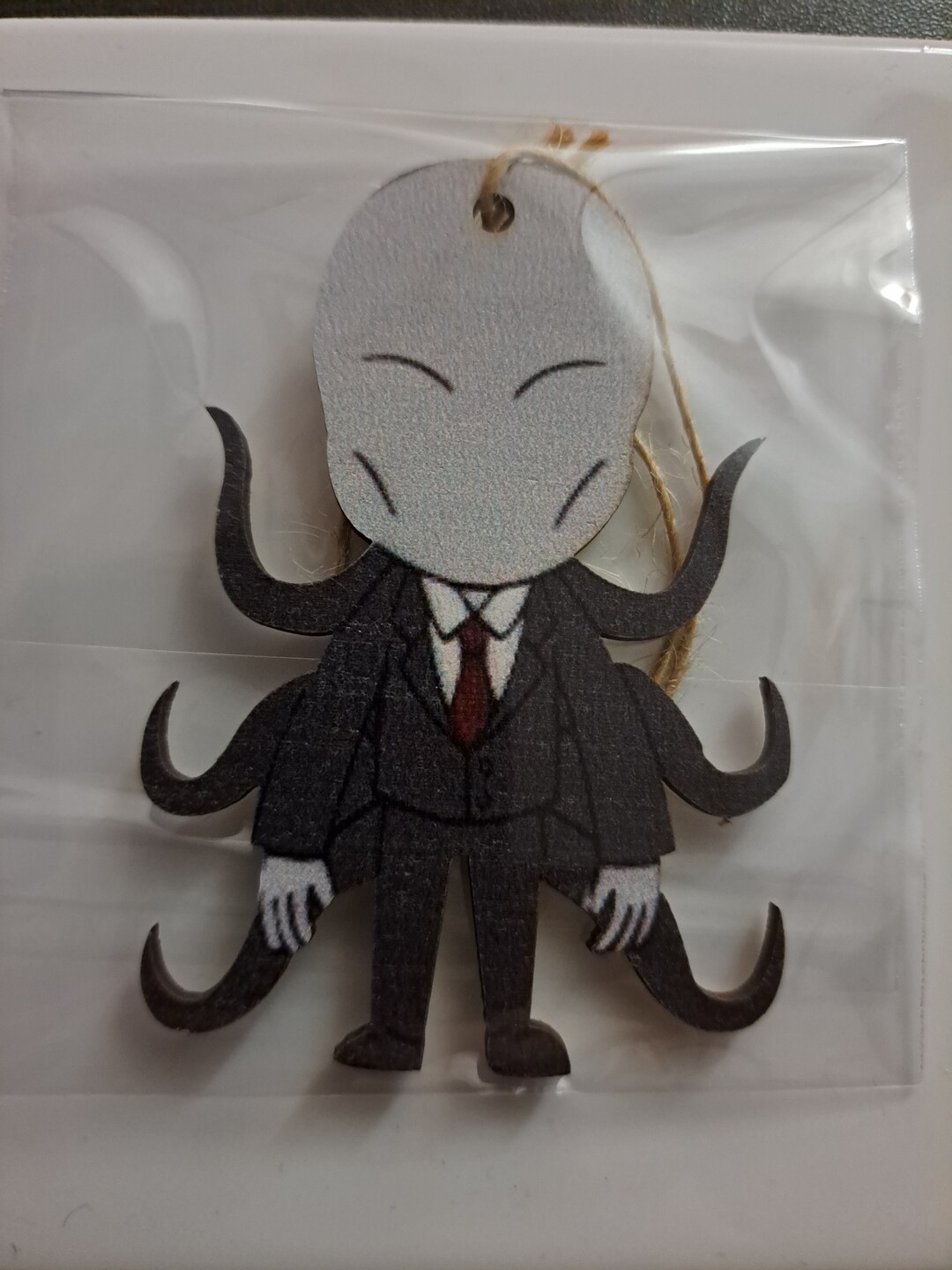 Slenderman Chibi Ornament - Etsy