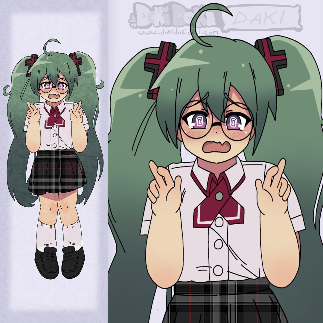 Fujoshi Hatsune Miku Dakimakura - Etsy