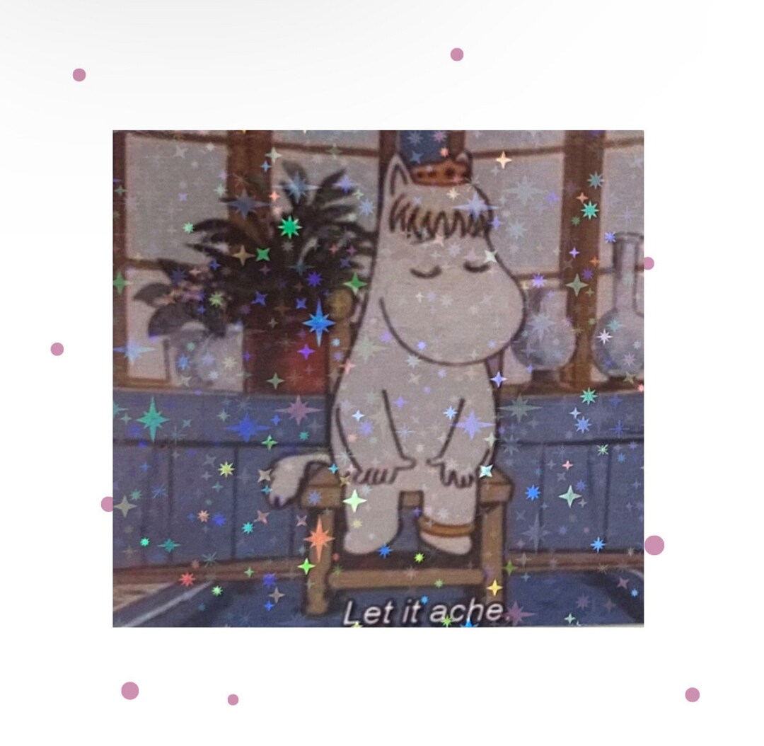 Let It Ache Snork Maiden Holographic Sticker, Laminated Sticker - Etsy