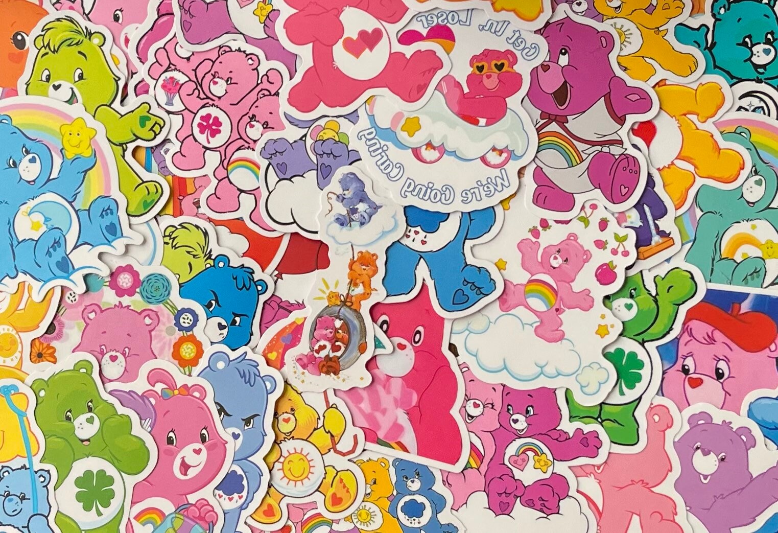 Caring Bears Stickers - Etsy
