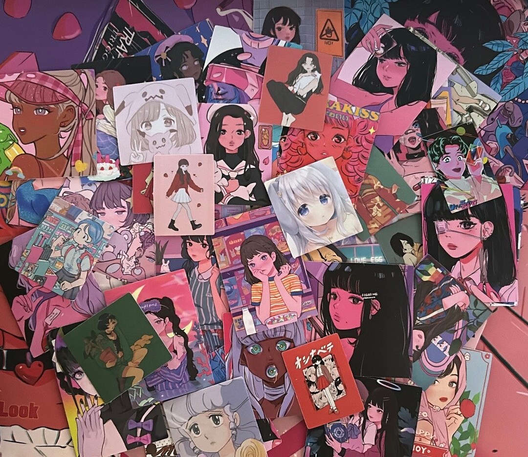Aestathic Stickers | Anime Girls Stickers - Etsy