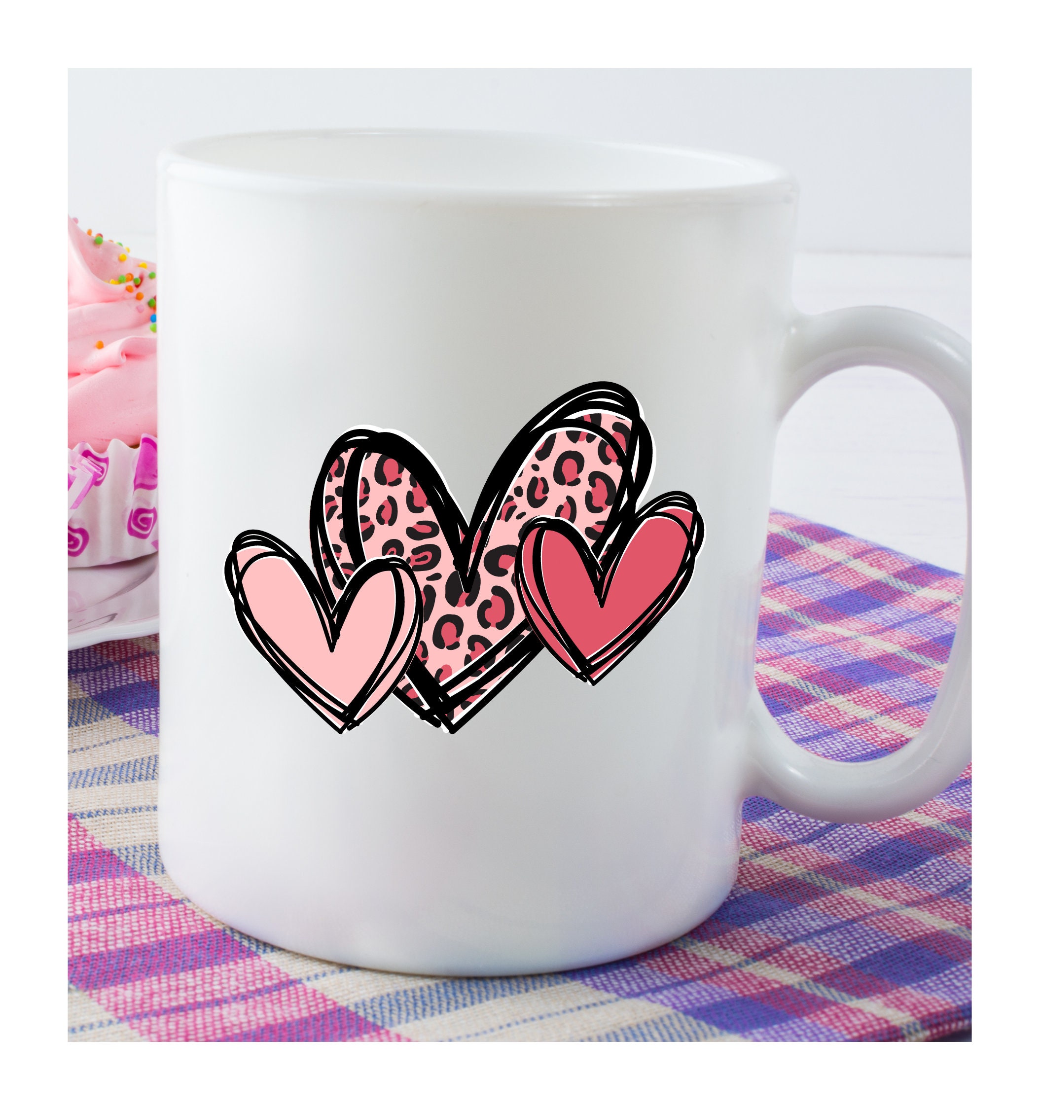 Cheetah Heart PNG, Women's Cheetah Print PNG, Pink Cheetah Print Heart ...