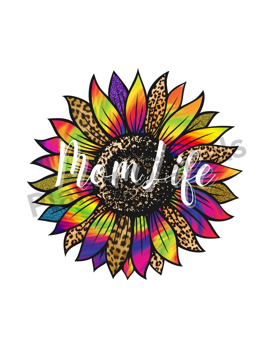 Mom Life PNG for Shirts, Sunflower Mom PNG, Sunflower Mom Life PNG, Mom ...