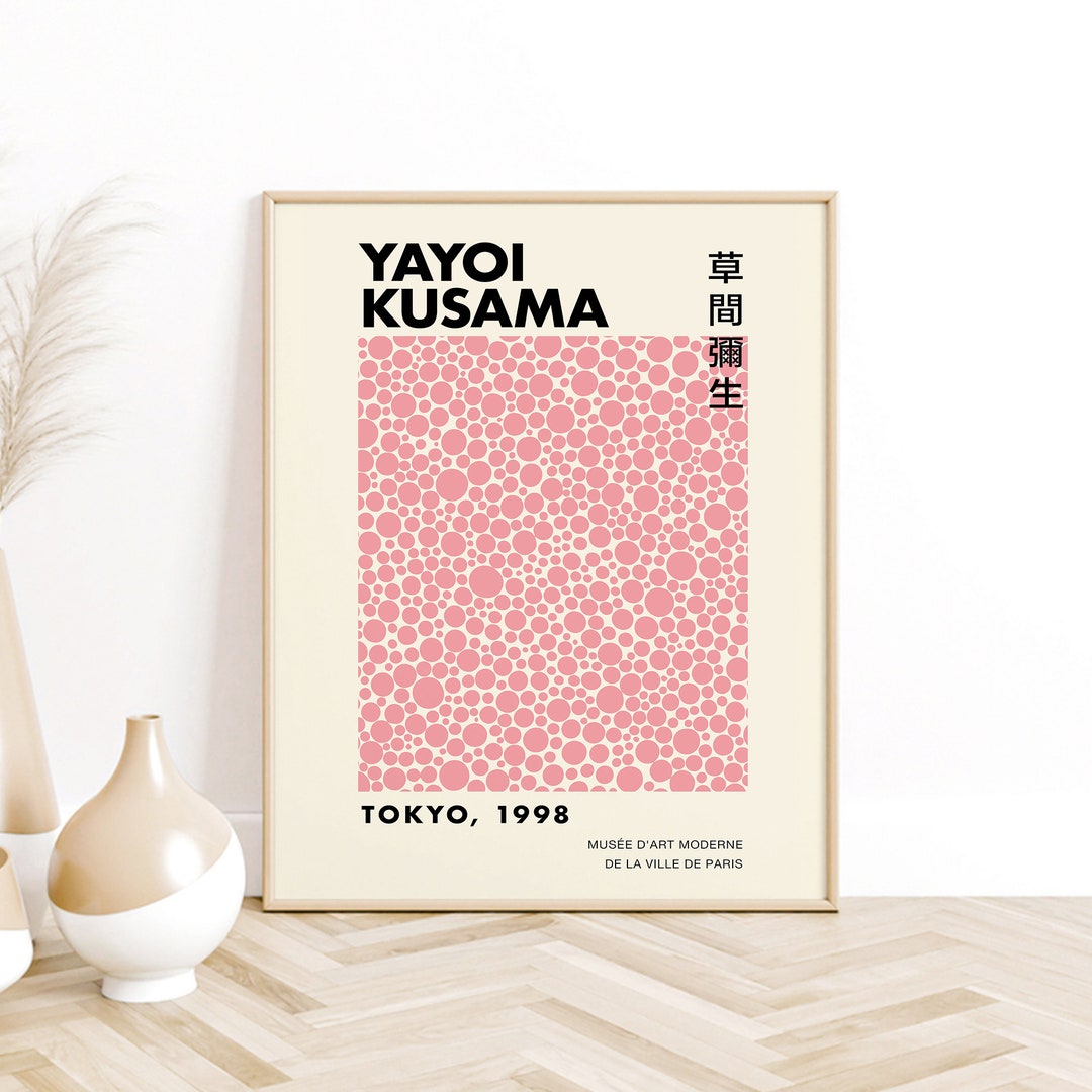 Yayoi Kusama Poster Yayoi Kusama Print Exhibition Poster - Etsy