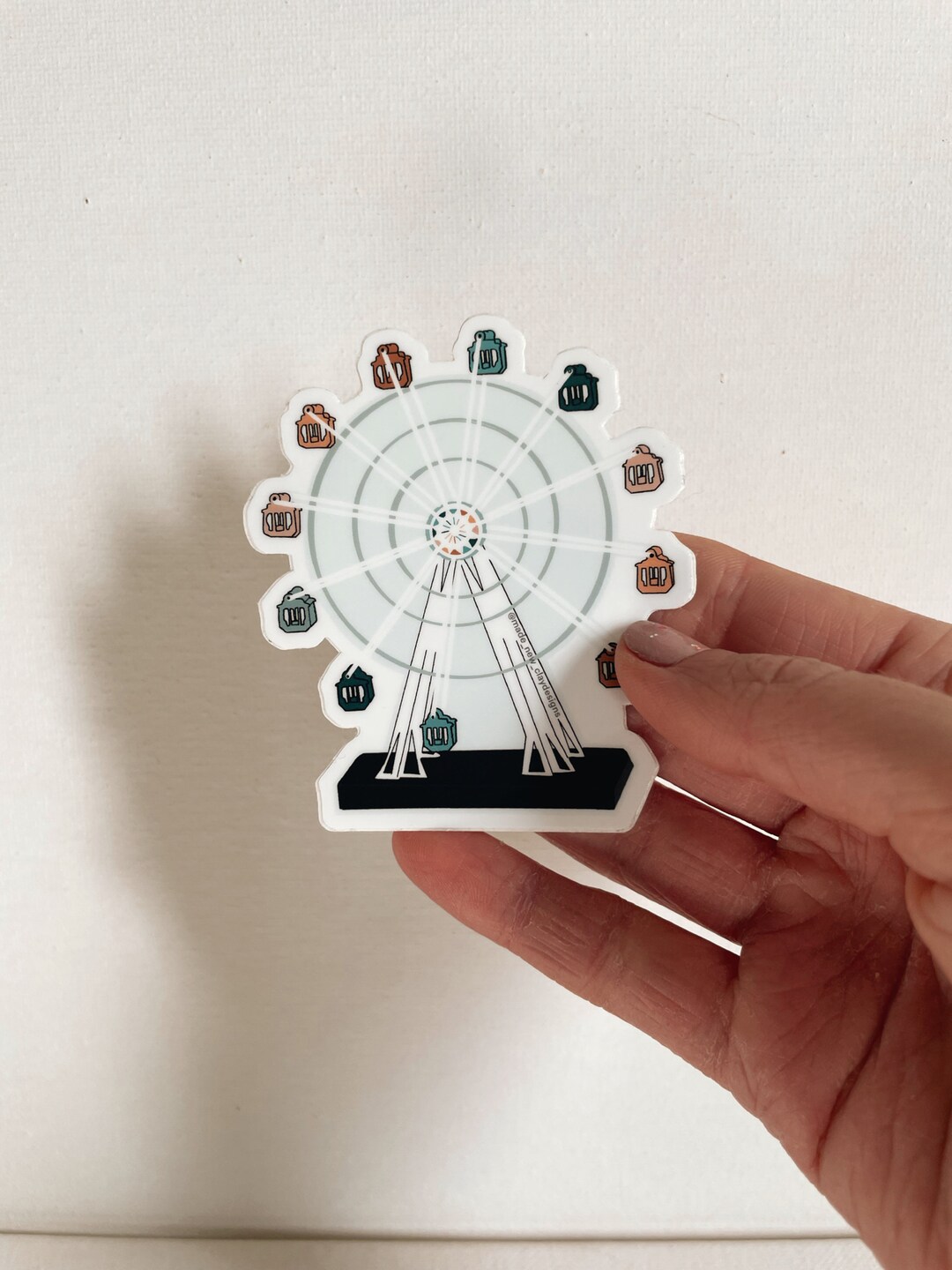 Ferris Wheel Sticker - Etsy