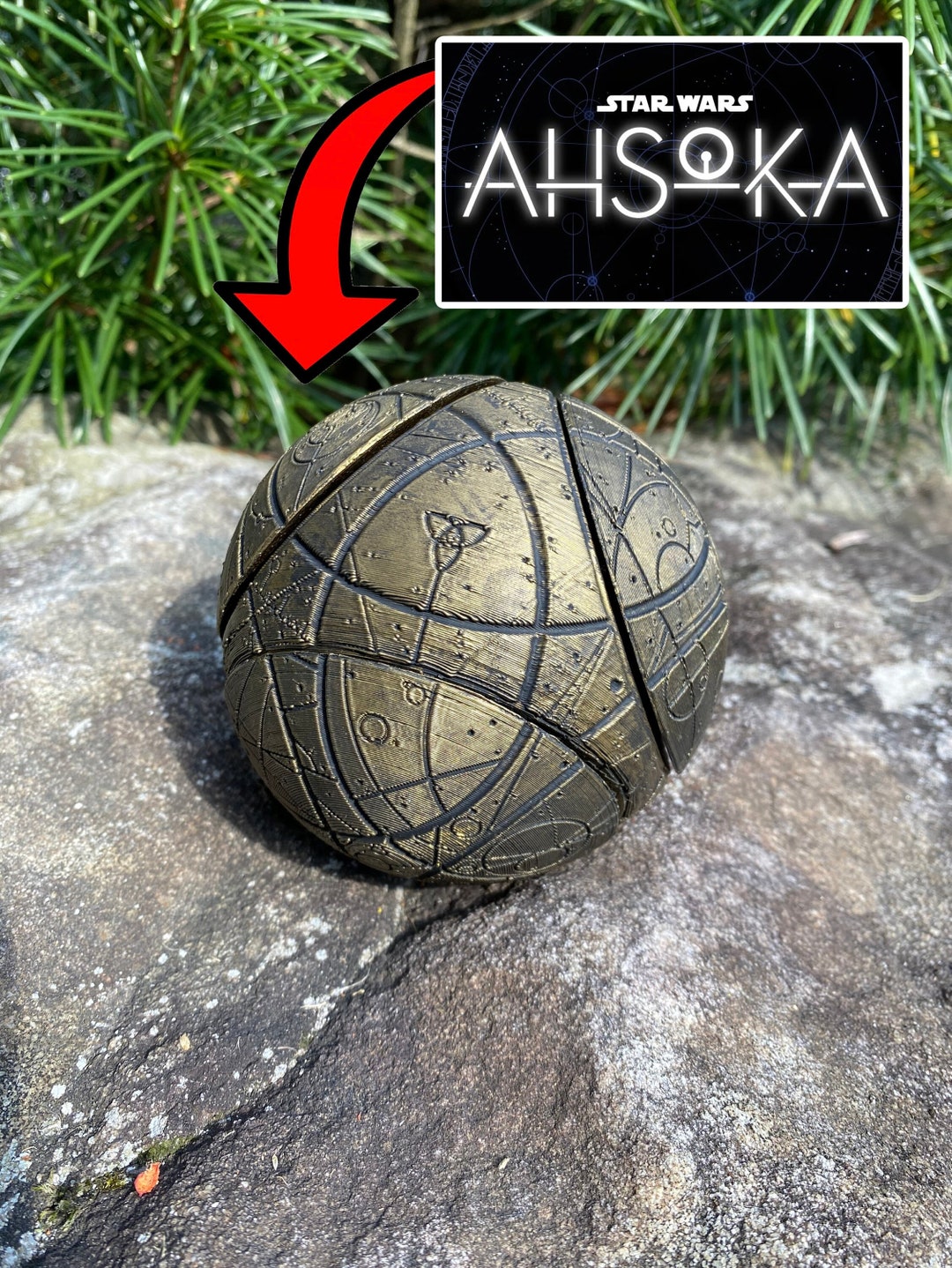Ashoka Star Map Replica: 3D Printed, Articulated Star Wars Prop - Etsy ...
