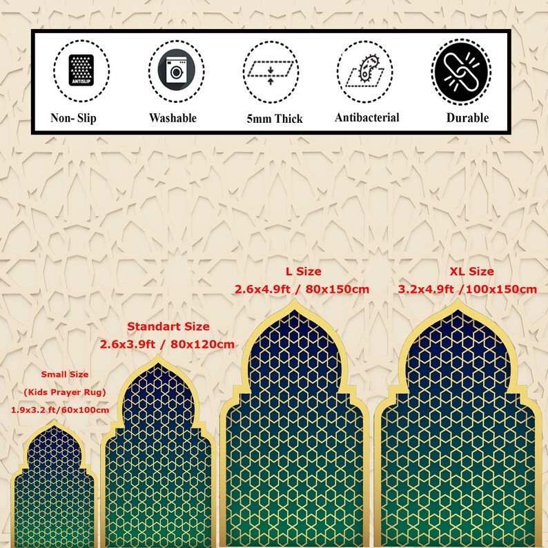 Prayer Rug Prayermat Prayerrug Prayer Rug for Muslim - Etsy