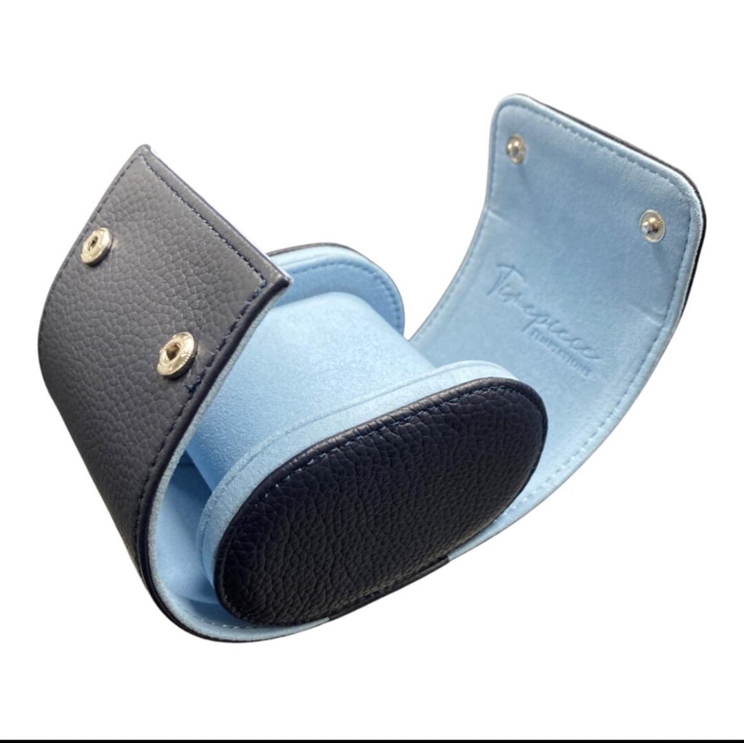 Luxury Leather Watch Roll: Single Timepiece Travel Case - Etsy