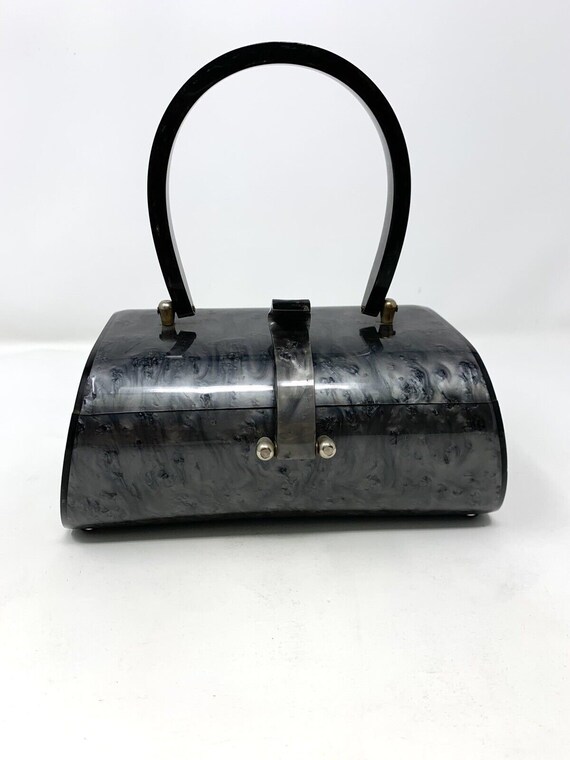 Lucite Purse Florida Handbags Made in Miami Lucite Bo… - Gem