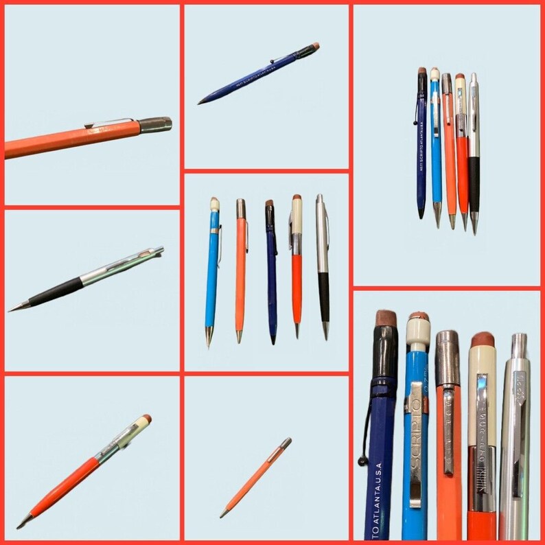 Lot of 5 Vintage Mechanical Pencils Scripto Assorted Varying - Etsy