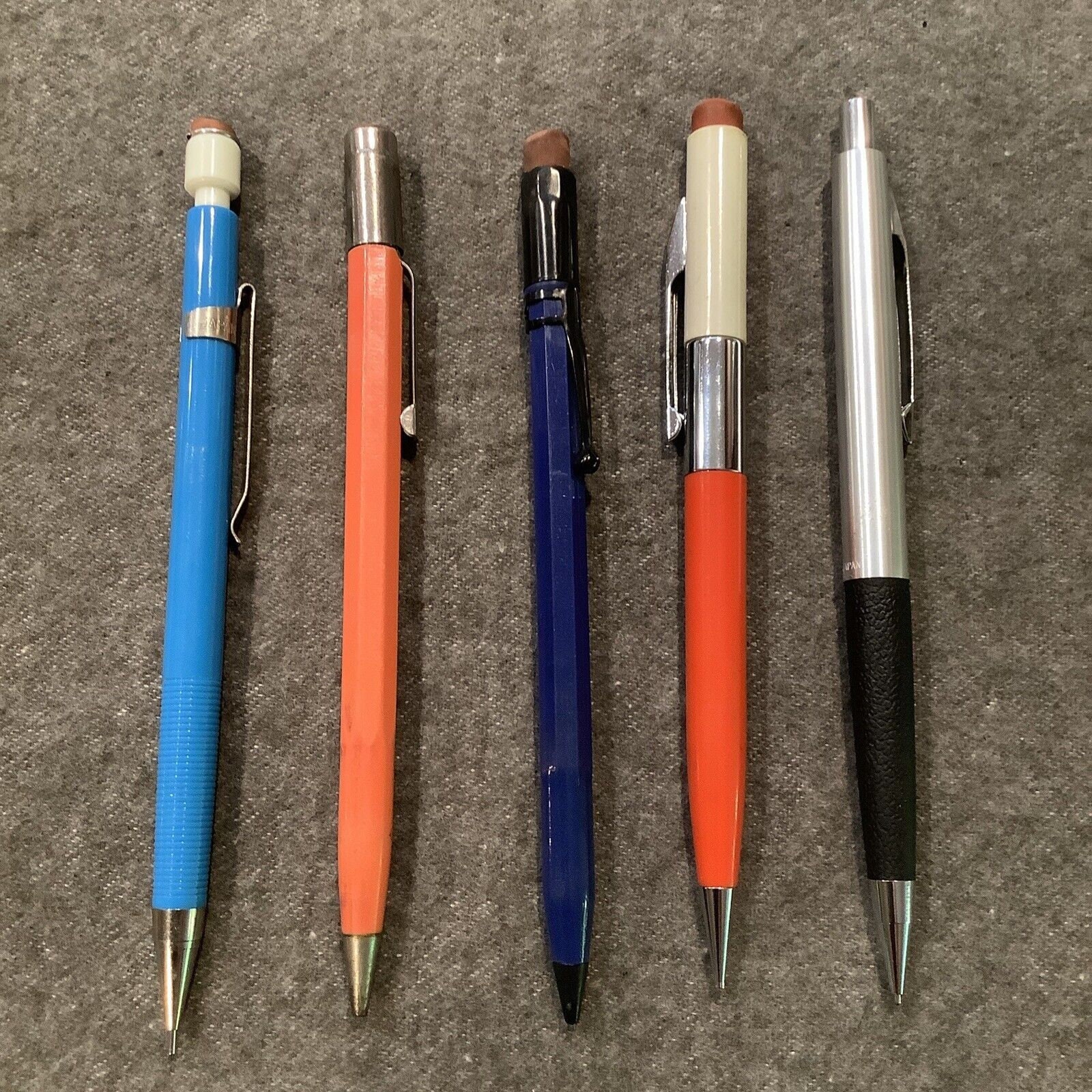 Lot of 5 Vintage Mechanical Pencils Scripto Assorted Varying Condition ...