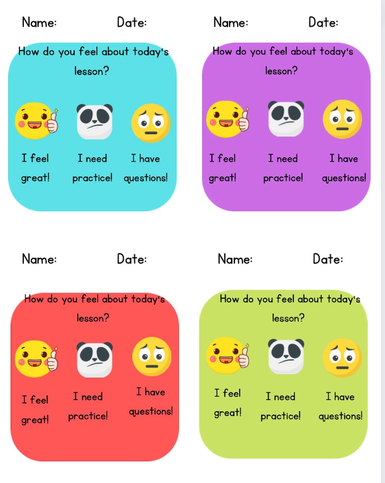 Teacher | Educator Exit Ticket Bundle | Printables - Etsy