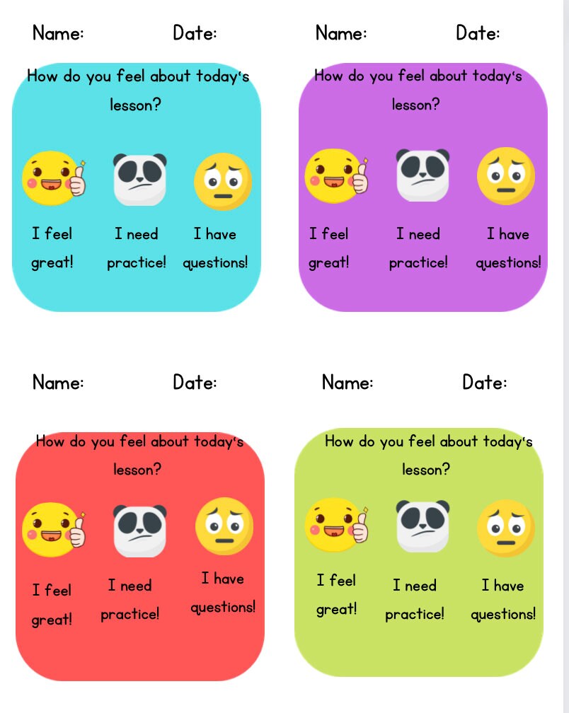 Teacher | Educator Exit Ticket Bundle | Printables - Etsy