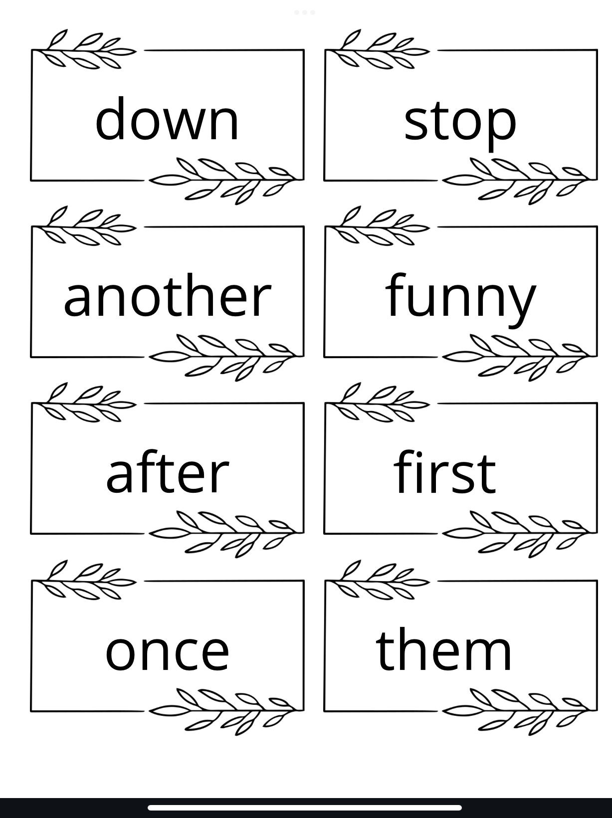 PRINTABLE | 100+SIGHT WORDS - Etsy