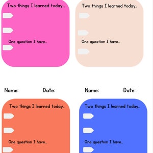 Teacher | Educator Exit Ticket Bundle | Printables - Etsy