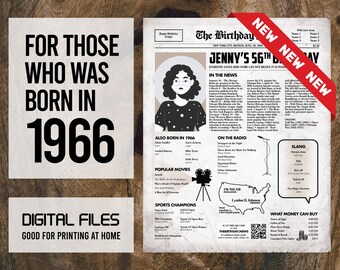 Back in 1966 Poster - Etsy UK