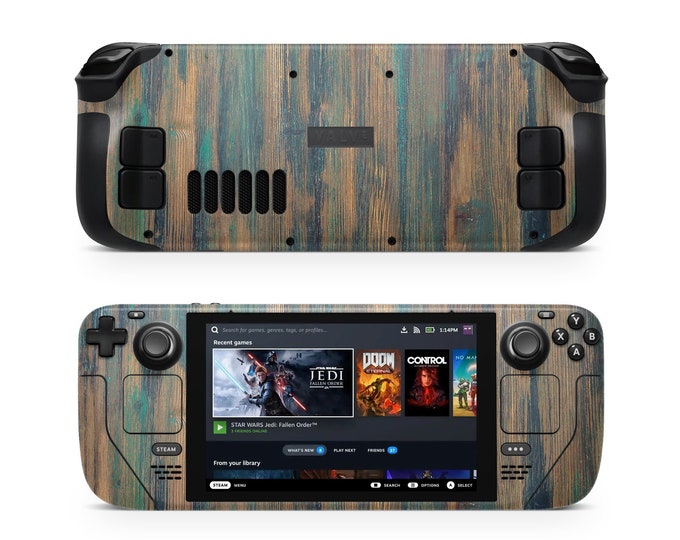 PS1 Inspired Steam Deck Skin, Classic Retro Gaming Grey Steamdeck Decal ...