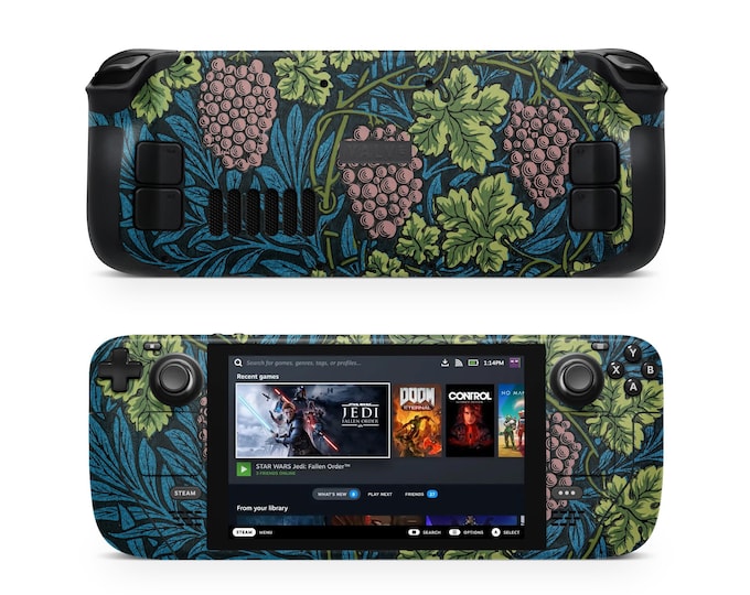 PS1 Inspired Steam Deck Skin, Classic Retro Gaming Grey Steamdeck Decal ...