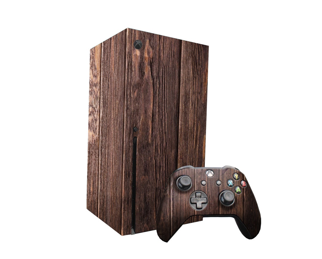 Dark Wooden Xbox Series X Skin,xbox Series X Console & Controller Skin ...