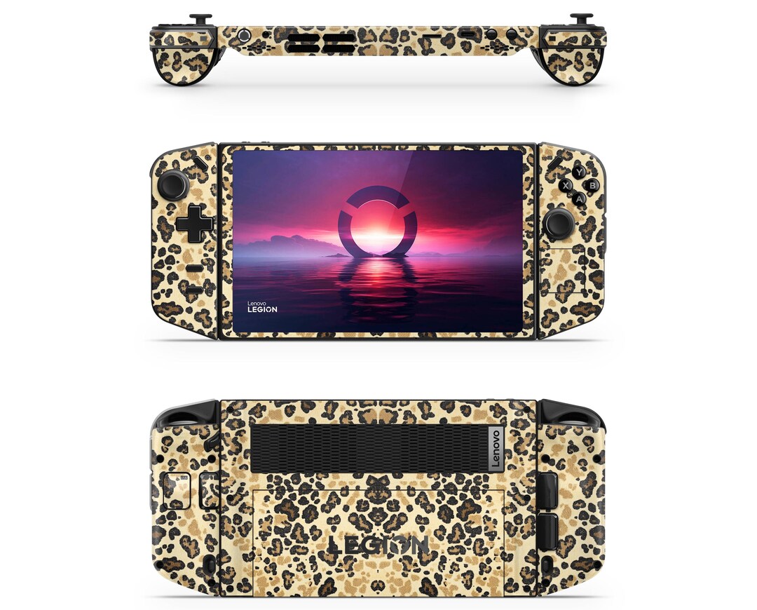 Leopard Print Legion Go Console Skin, Protective Vinyl Wrap, Legion GO ...