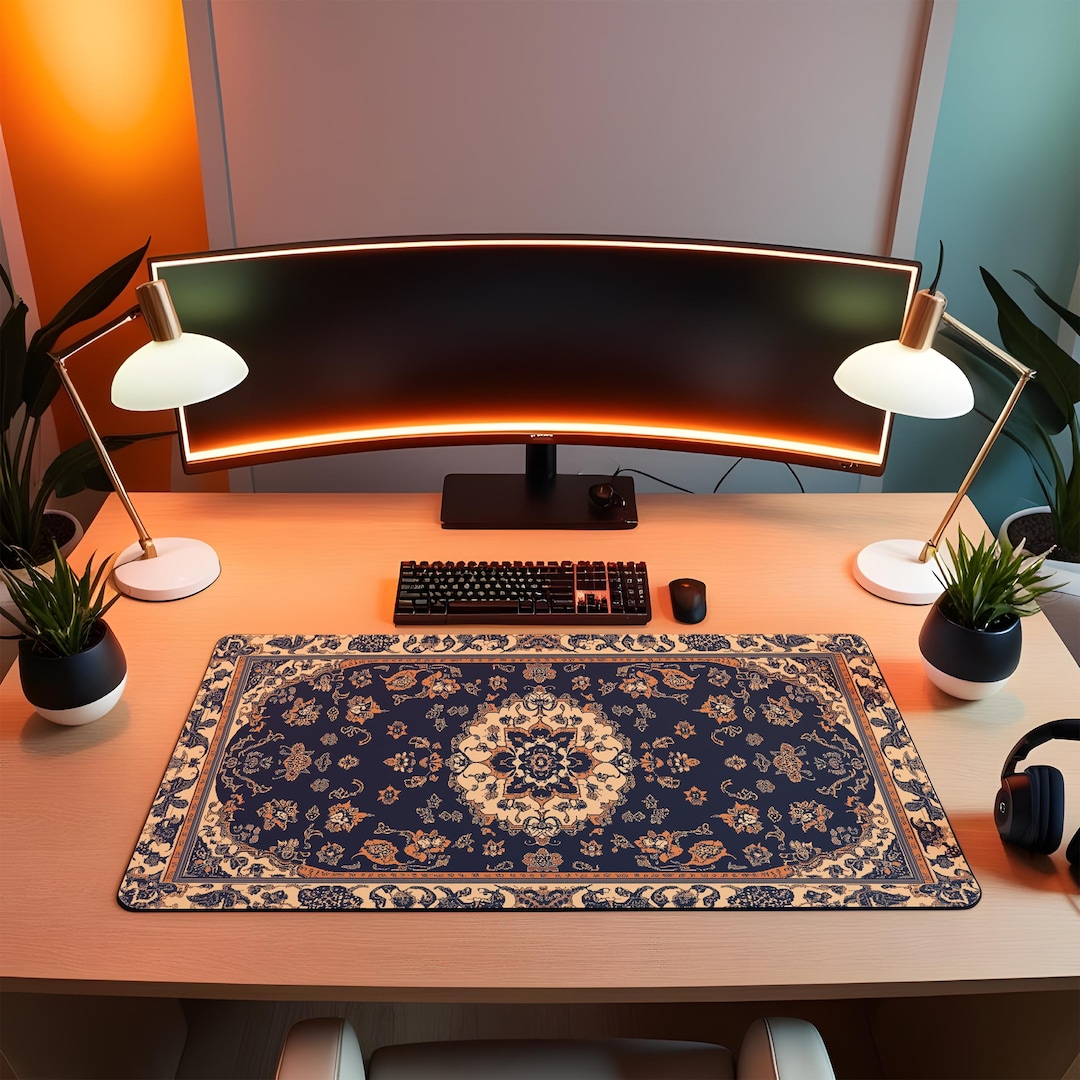 Balkan Mouse Pad | Rug Mouse Mat | Water Resistant Desk Mat | Gift for ...