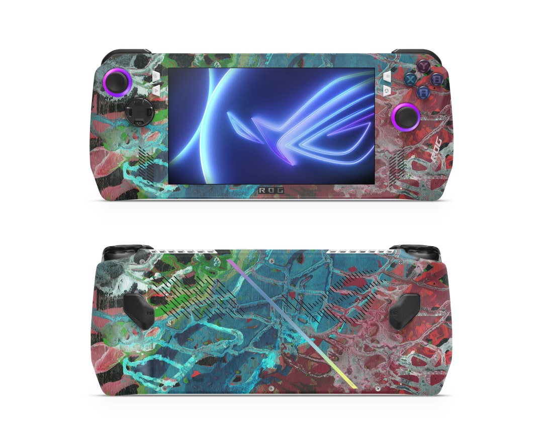 Colorful Abstract Print Rog Ally Skin, Custom Asus Rog Ally Skin, Rog ...