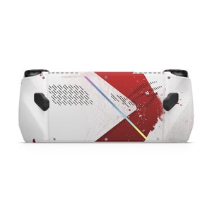 Red Abstract Watercolor Asus ROG Ally Skin, Protective ROG Ally Console ...