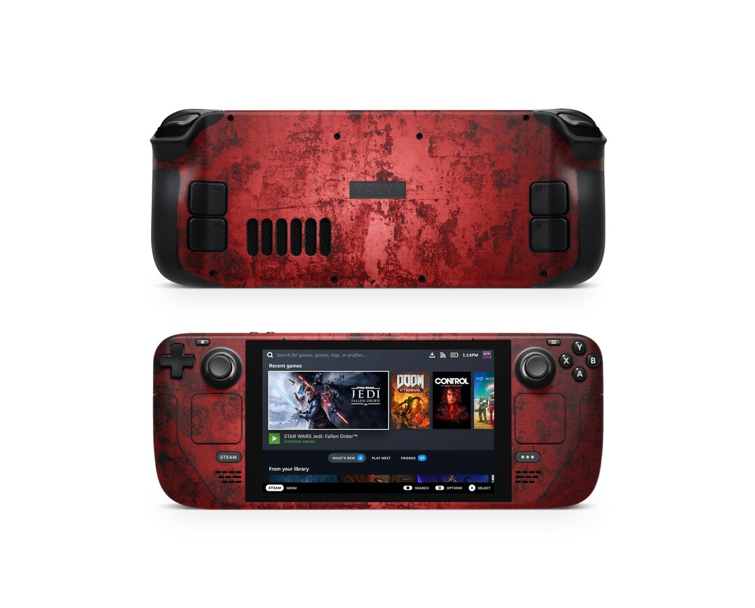 Dark Red Wall Steam Deck Skin: Protective Console Decal Wrap - Etsy