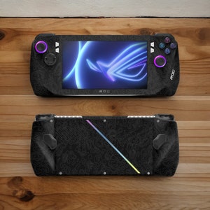 Abstract Black Asus Rog Ally Skin, Protective Rog Ally Console Case ...