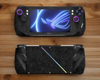 Orange/green Rog Ally Skin, Protective Rog Ally Console Case , Custom ...