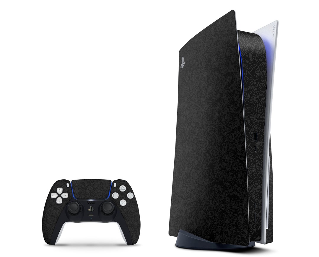 Luxurious Black PS5 Skin - Luxurious Black Skin Decal for PS5 ...