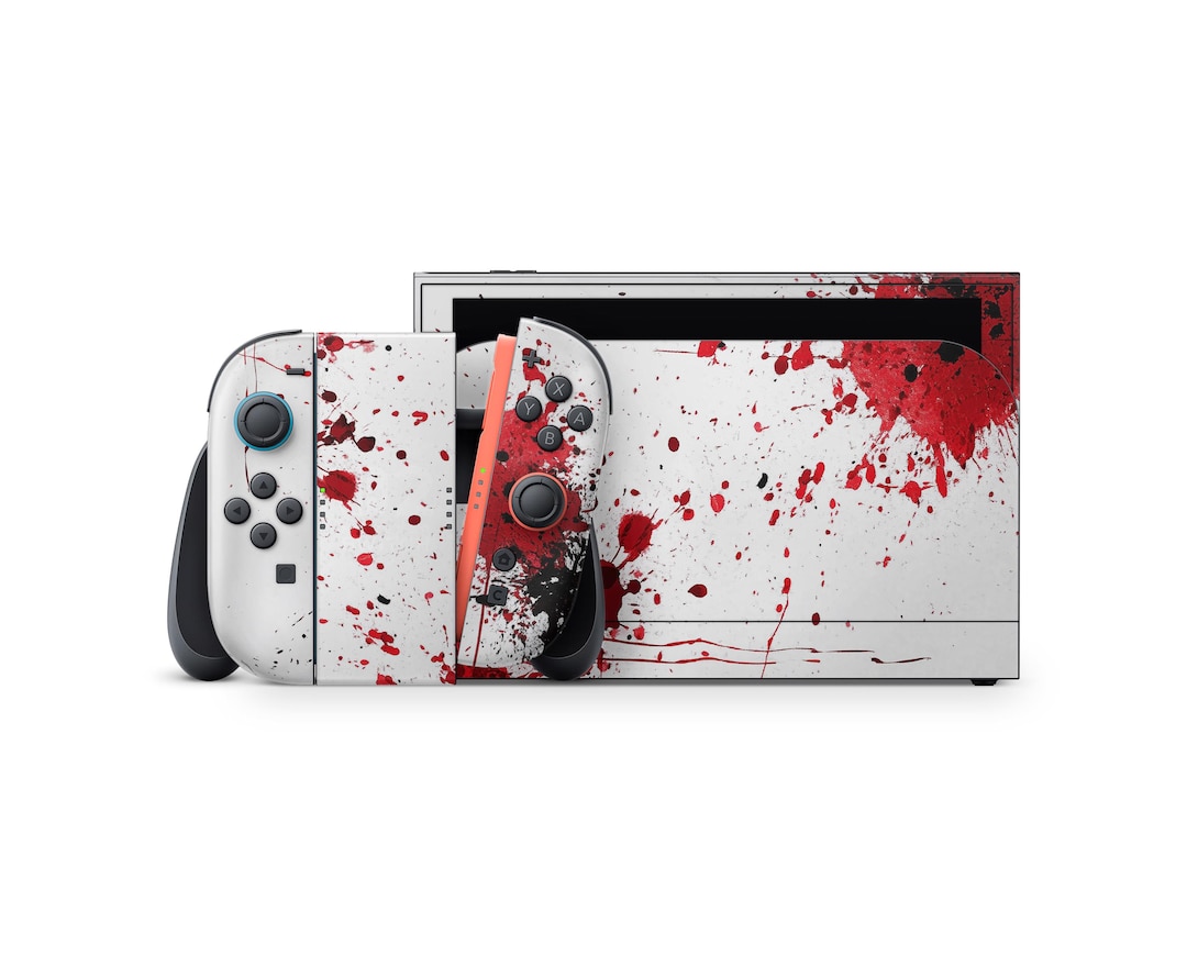 Blood Splatter Nintendo Switch 2 Skin | Horror Gaming Console Wrap ...