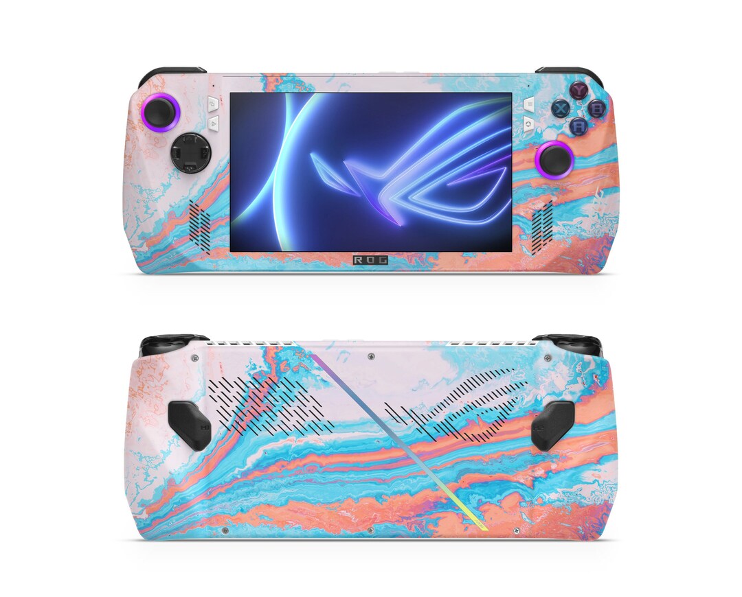 Water Color Asus ROG Ally Skin, Protective ROG Ally Console Skin ...