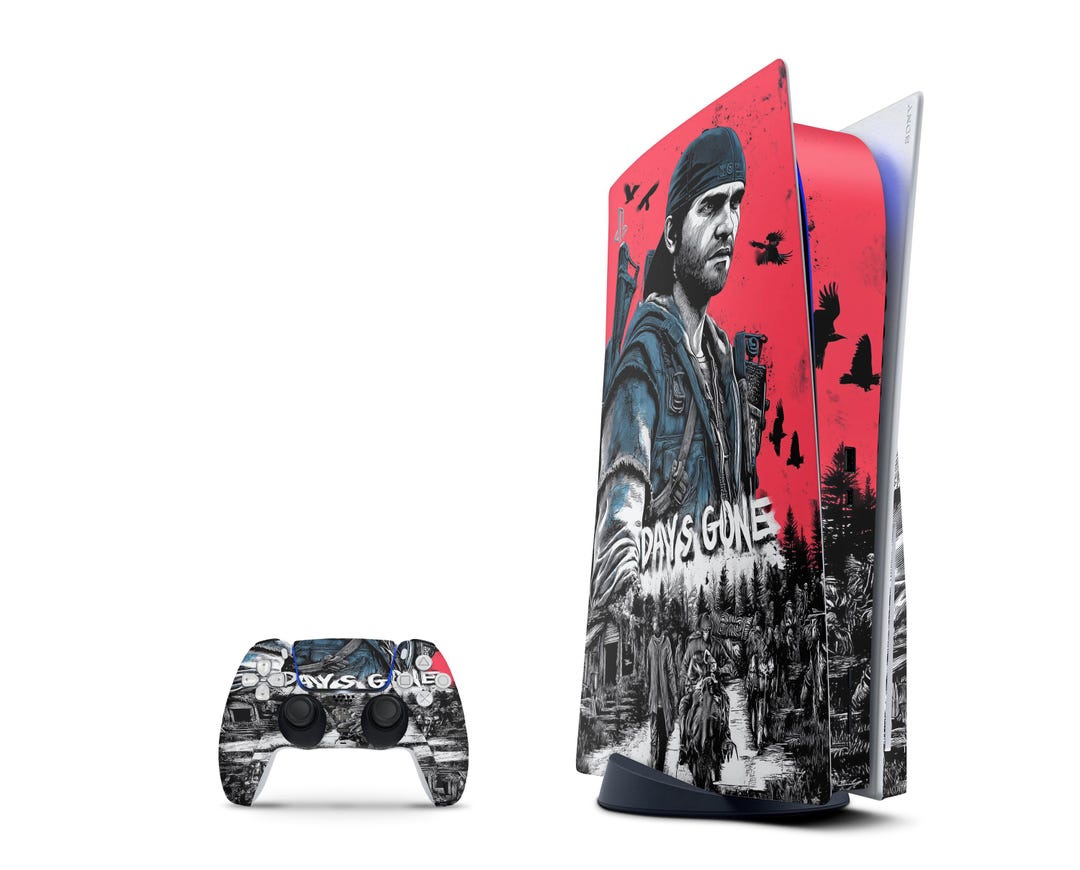 Pop Art Days Gone PS5 Skin - Days Gone Skin Decal for PS5 Playstation 5 ...
