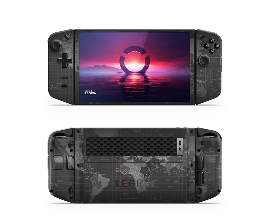 World Map Legion Go Skins, Protective Legion Go Console Skins & Wraps ...